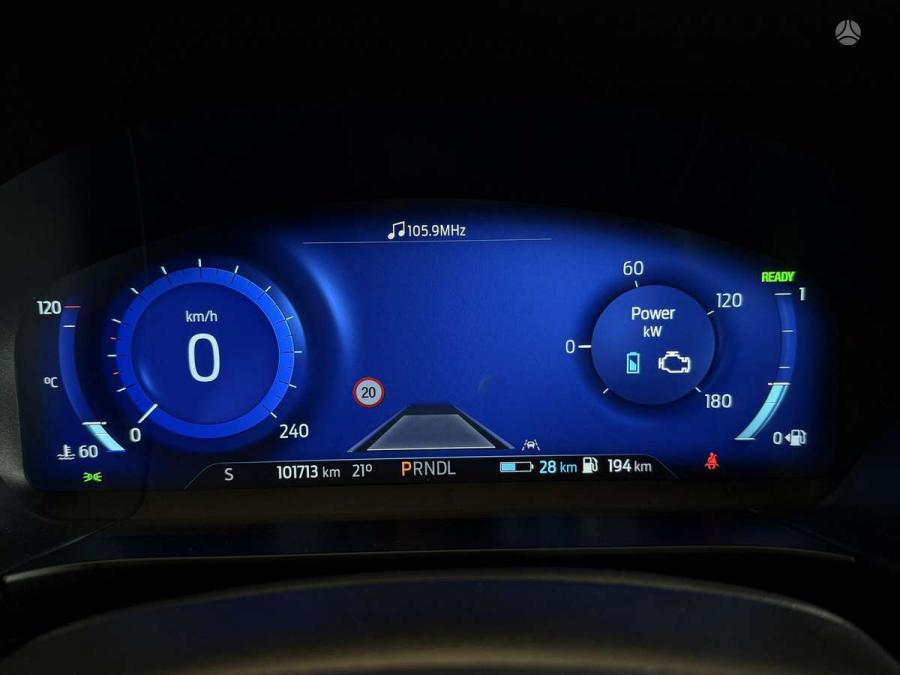 Black Ford Kuga 2021 in Kaunas, with an engine capacity of 2.49 L and mileage of 102 thousand km for 21790 €, photo 29 on AUTOMOTO.COM.LV