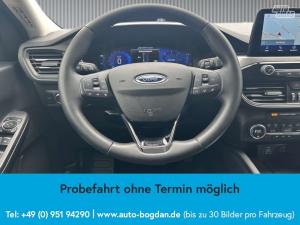 Black Ford Kuga 2022 in Kaunas, with an engine capacity of 1.50 L and mileage of 92 thousand km for 23249 €, photo 5 on AUTOMOTO.COM.LV
