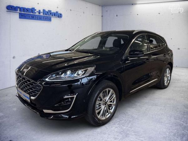 Black Ford Kuga 2022 in Kaunas, with an engine capacity of 2.50 L and mileage of 33 thousand km for 32175 €, photo 1 on AUTOMOTO.COM.LV