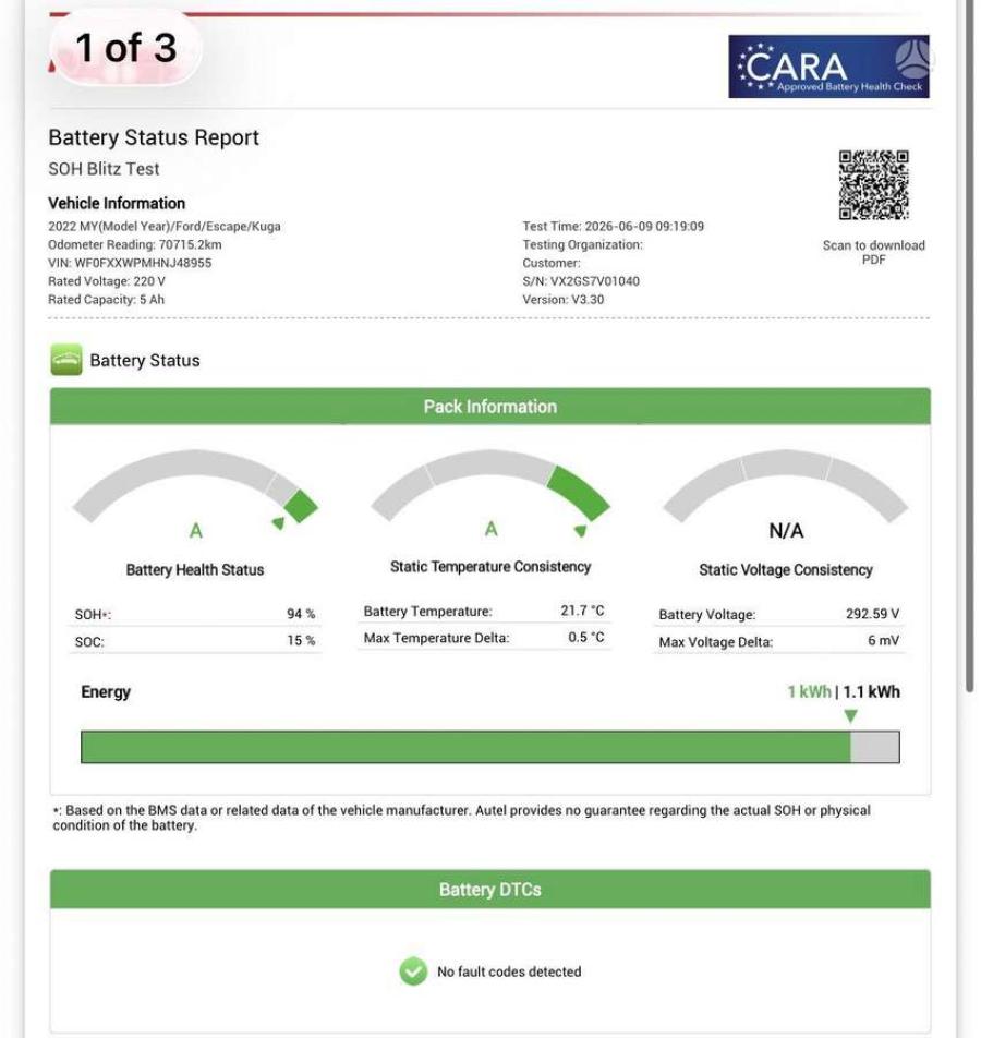 Black Ford Kuga 2022 in Vilnius, with an engine capacity of 2.49 L and mileage of 71 thousand km for 22989 €, photo 37 on AUTOMOTO.COM.LV