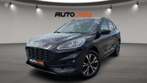 Black Ford Kuga 2022 in Vilnius, with an engine capacity of 2.49 L and mileage of 129 thousand km for 19989 €, photo  on AUTOMOTO.COM.LV