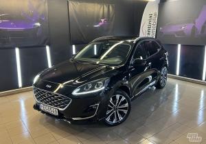 Black Ford Kuga 2022 in Avizieniai, with an engine capacity of 2.50 L and mileage of 62 thousand km for 21950 €, photo  on AUTOMOTO.COM.LV