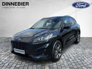 Black Ford Kuga 2023 in Kaunas, with an engine capacity of 1.50 L and mileage of 17 thousand km for 25353 €, photo 2 on AUTOMOTO.COM.LV