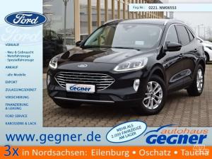Black Ford Kuga 2023 in Kaunas, with an engine capacity of 2.00 L and mileage of 64 thousand km for 28443 €, photo 1 on AUTOMOTO.COM.LV
