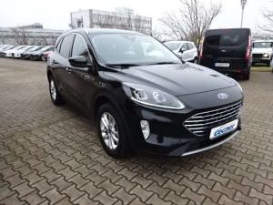 Black Ford Kuga 2023 in Kaunas, with an engine capacity of 2.00 L and mileage of 64 thousand km for 28443 €, photo 7 on AUTOMOTO.COM.LV