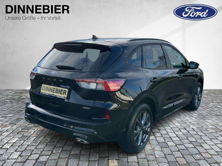 Black Ford Kuga 2023 in Kaunas, with an engine capacity of 2.50 L and mileage of 25 thousand km for 31636 €, photo 6 on AUTOMOTO.COM.LV