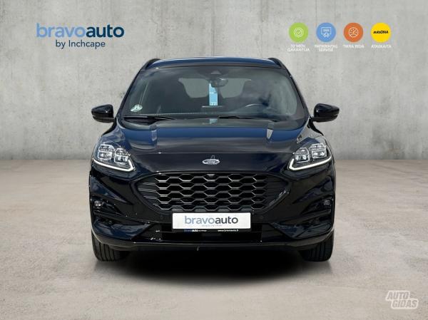 Black Ford Kuga 2023 in Kaunas, with an engine capacity of 2.50 L and mileage of 33 thousand km for 27471 €, photo 8 on AUTOMOTO.COM.LV