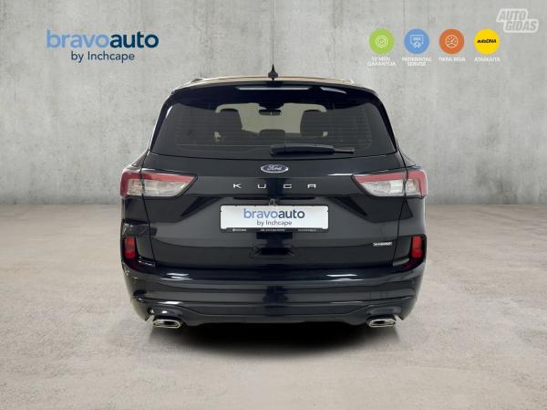 Black Ford Kuga 2023 in Vilnius, with an engine capacity of 2.50 L and mileage of 35 thousand km for 24850 €, photo 4 on AUTOMOTO.COM.LV