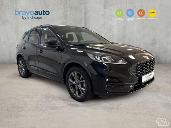Black Ford Kuga 2023 in Vilnius, with an engine capacity of 2.50 L and mileage of 35 thousand km for 24850 €, photo 6 on AUTOMOTO.COM.LV
