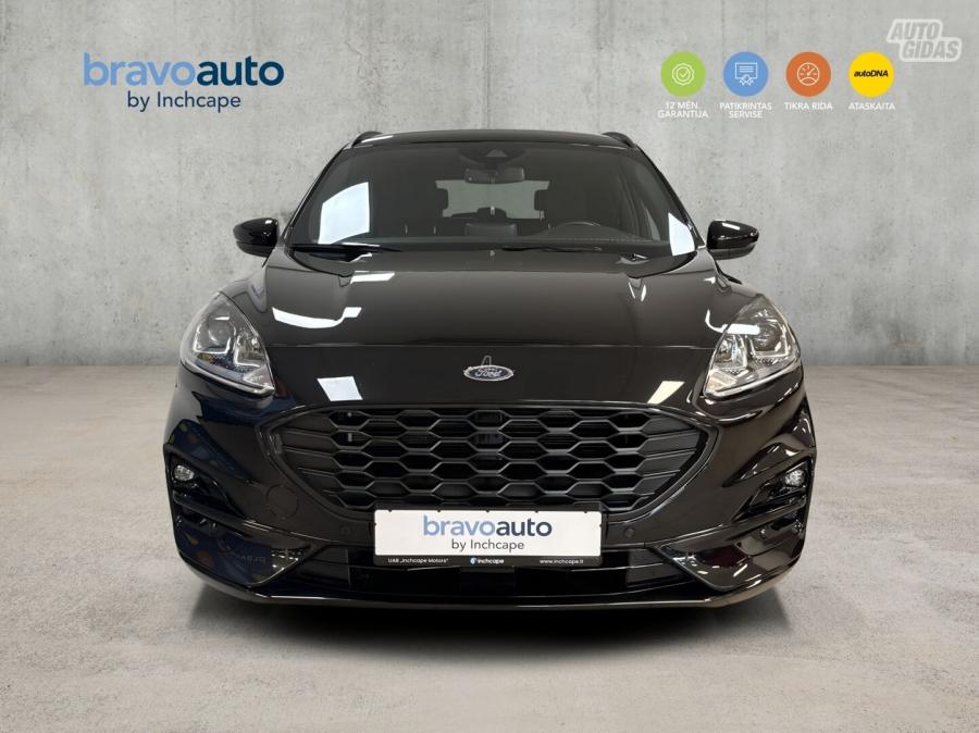 Black Ford Kuga 2023 in Vilnius, with an engine capacity of 2.50 L and mileage of 35 thousand km for 24850 €, photo 8 on AUTOMOTO.COM.LV