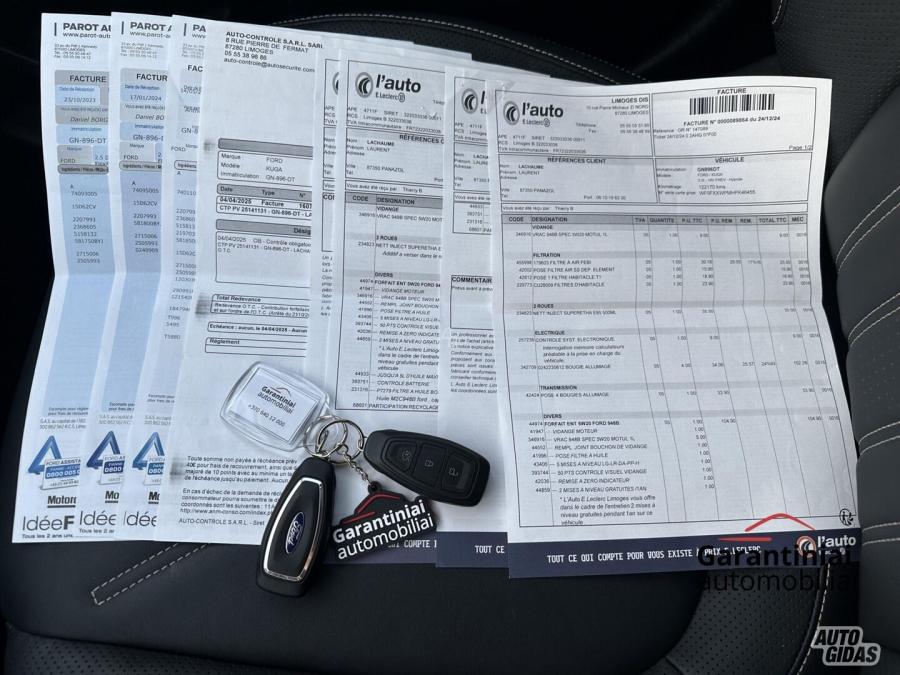 Black Ford Kuga 2023 in Avizieniai, with an engine capacity of 2.50 L and mileage of 138 thousand km for 21950 €, photo 36 on AUTOMOTO.COM.LV