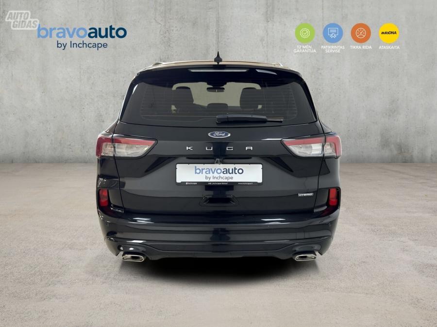 Black Ford Kuga 2023 in Vilnius, with an engine capacity of 2.50 L and mileage of 38 thousand km for 24850 €, photo 5 on AUTOMOTO.COM.LV
