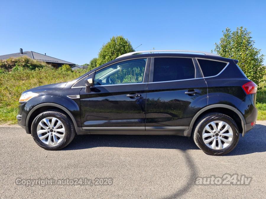 Black Ford Kuga 2009 in Tallinn, with an engine capacity of 2.00 L and mileage of 285 thousand km for 4800 €, photo 8 on AUTOMOTO.COM.LV