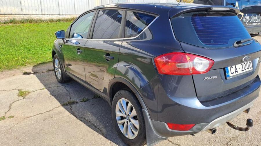 Blue Ford Kuga 2008 in Riga, with an engine capacity of 2.00 L and mileage of 355 thousand km for 3300 €, photo 7 on AUTOMOTO.COM.LV