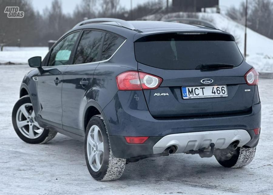 Blue Ford Kuga 2009 in Radviliskis, with an engine capacity of 2.00 L and mileage of 260 thousand km for 4750 €, photo 10 on AUTOMOTO.COM.LV