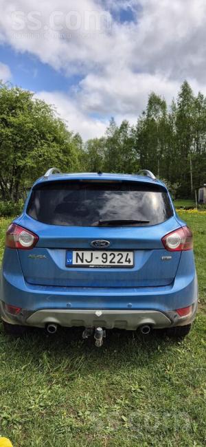 Blue Ford Kuga 2009 in Daugavpils, with an engine capacity of 2.00 L and mileage of 251 thousand km for 4000 €, photo 3 on AUTOMOTO.COM.LV