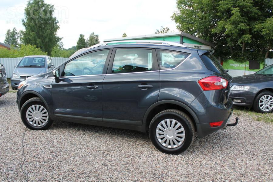 Blue Ford Kuga 2009 in Daugavpils, with an engine capacity of 2.00 L and mileage of 275 thousand km for 5590 €, photo 5 on AUTOMOTO.COM.LV
