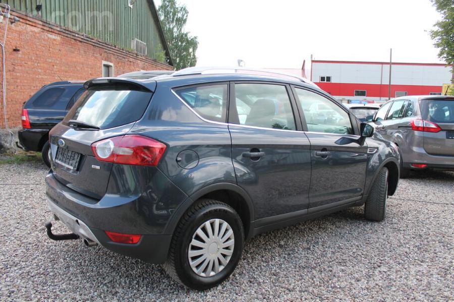 Blue Ford Kuga 2009 in Daugavpils, with an engine capacity of 2.00 L and mileage of 275 thousand km for 5590 €, photo 8 on AUTOMOTO.COM.LV
