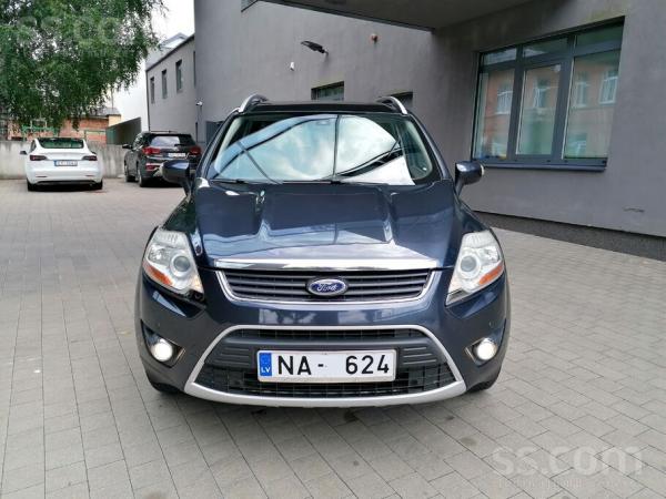Blue Ford Kuga 2009 in Daugavpils, with an engine capacity of 2.00 L and mileage of 0 thousand km for 5250 €, photo 2 on AUTOMOTO.COM.LV