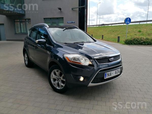 Blue Ford Kuga 2009 in Daugavpils, with an engine capacity of 2.00 L and mileage of 0 thousand km for 5250 €, photo 3 on AUTOMOTO.COM.LV