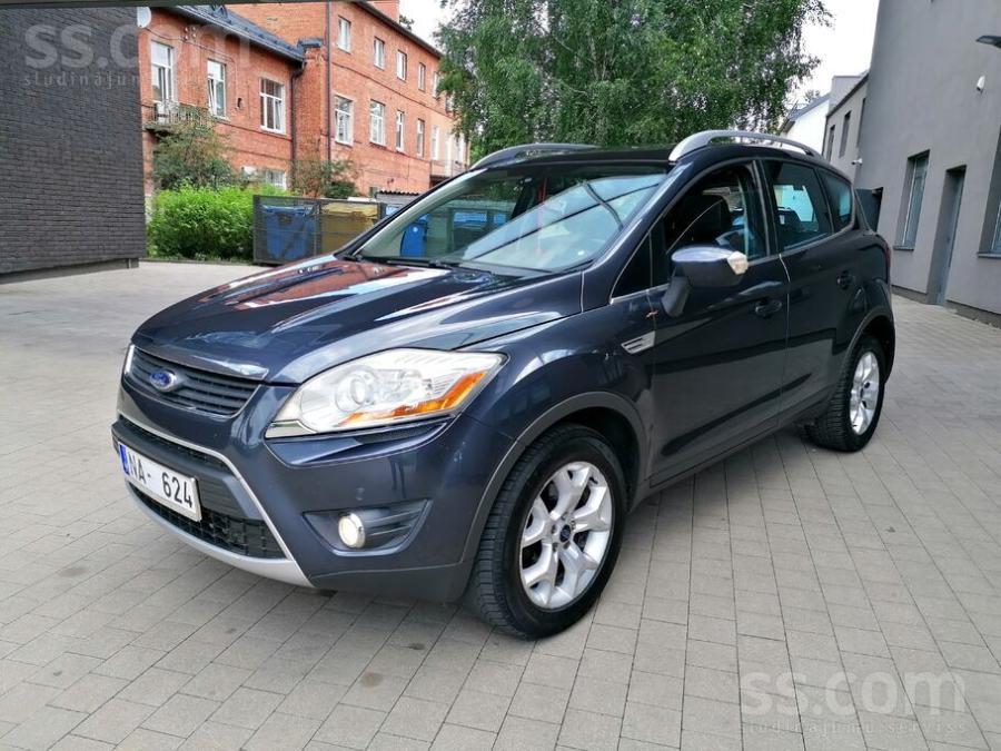 Blue Ford Kuga 2009 in Daugavpils, with an engine capacity of 2.00 L and mileage of 0 thousand km for 5250 €, photo 11 on AUTOMOTO.COM.LV