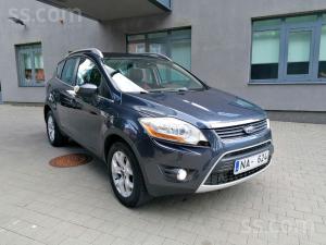 Blue Ford Kuga 2009 in Daugavpils, with an engine capacity of 2.00 L and mileage of 0 thousand km for 5250 €, photo 12 on AUTOMOTO.COM.LV