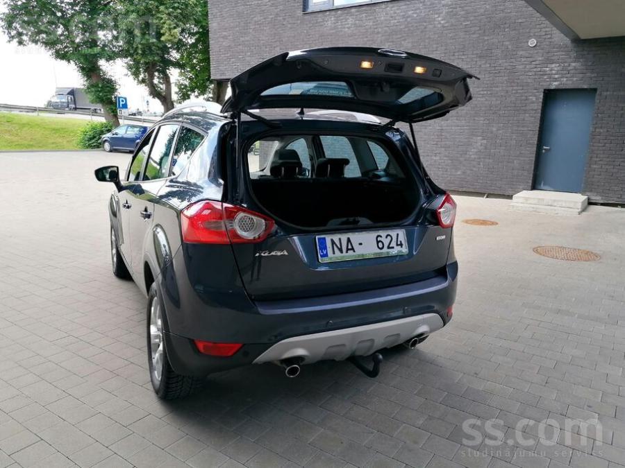 Blue Ford Kuga 2009 in Daugavpils, with an engine capacity of 2.00 L and mileage of 0 thousand km for 5250 €, photo 21 on AUTOMOTO.COM.LV