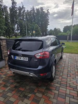 Blue Ford Kuga 2009 in Kazlu Ruda, with an engine capacity of 2.00 L and mileage of 240 thousand km for 2700 €, photo 5 on AUTOMOTO.COM.LV