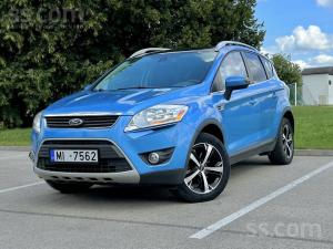 Zils Ford Kuga 2009 Cēsis, ar dzinēja tilpumu 2.00 L un nobraukumu 259 tūkst. km par 4600 €, foto  vietnē AUTOMOTO.COM.LV