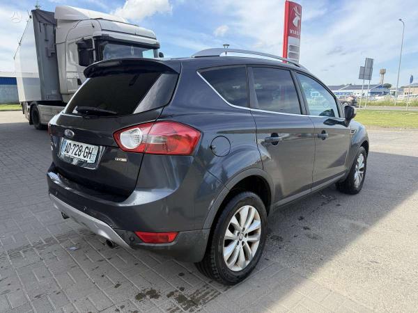 Blue Ford Kuga 2009 in Taurage, with an engine capacity of 2.00 L and mileage of 295 thousand km for 3800 €, photo 6 on AUTOMOTO.COM.LV
