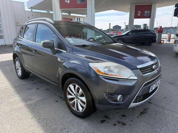 Blue Ford Kuga 2009 in Taurage, with an engine capacity of 2.00 L and mileage of 295 thousand km for 3800 €, photo 8 on AUTOMOTO.COM.LV