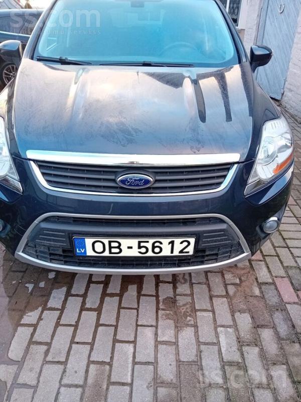 Blue Ford Kuga 2010 in Liepaja, with an engine capacity of 2.00 L and mileage of 234 thousand km for 6300 €, photo 1 on AUTOMOTO.COM.LV