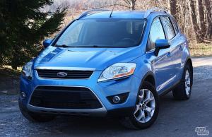 Blue Ford Kuga 2010 in Petrikaiciai, with an engine capacity of 2.00 L and mileage of 303 thousand km for 5499 €, photo  on AUTOMOTO.COM.LV