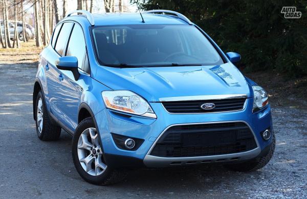Blue Ford Kuga 2010 in Petrikaiciai, with an engine capacity of 2.00 L and mileage of 303 thousand km for 5499 €, photo 6 on AUTOMOTO.COM.LV