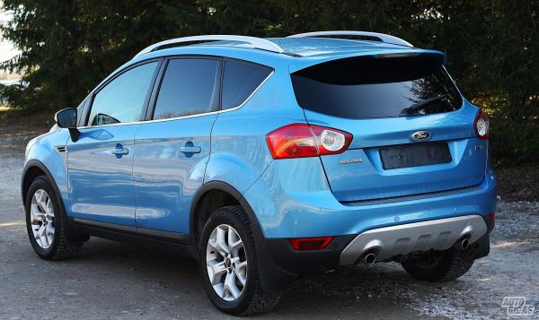 Blue Ford Kuga 2010 in Petrikaiciai, with an engine capacity of 2.00 L and mileage of 303 thousand km for 5499 €, photo 8 on AUTOMOTO.COM.LV