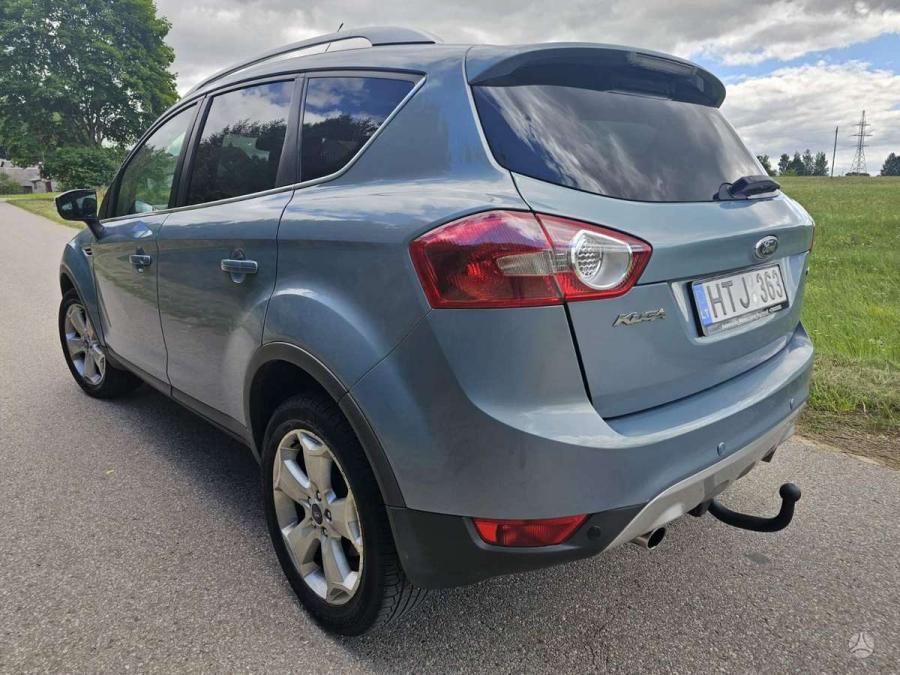 Blue Ford Kuga 2010 in Vilnius, with an engine capacity of 2.00 L and mileage of 390 thousand km for 3550 €, photo 5 on AUTOMOTO.COM.LV