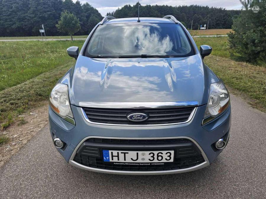 Blue Ford Kuga 2010 in Vilnius, with an engine capacity of 2.00 L and mileage of 390 thousand km for 3550 €, photo 6 on AUTOMOTO.COM.LV