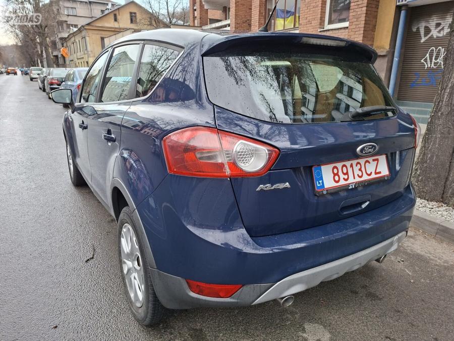 Blue Ford Kuga 2011 in Kaunas, with an engine capacity of 2.00 L and mileage of 151 thousand km for 5300 €, photo 6 on AUTOMOTO.COM.LV
