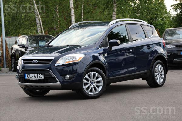 Blue Ford Kuga 2011 in Jelgava, with an engine capacity of 2.00 L and mileage of 0 thousand km for 6990 €, photo 1 on AUTOMOTO.COM.LV