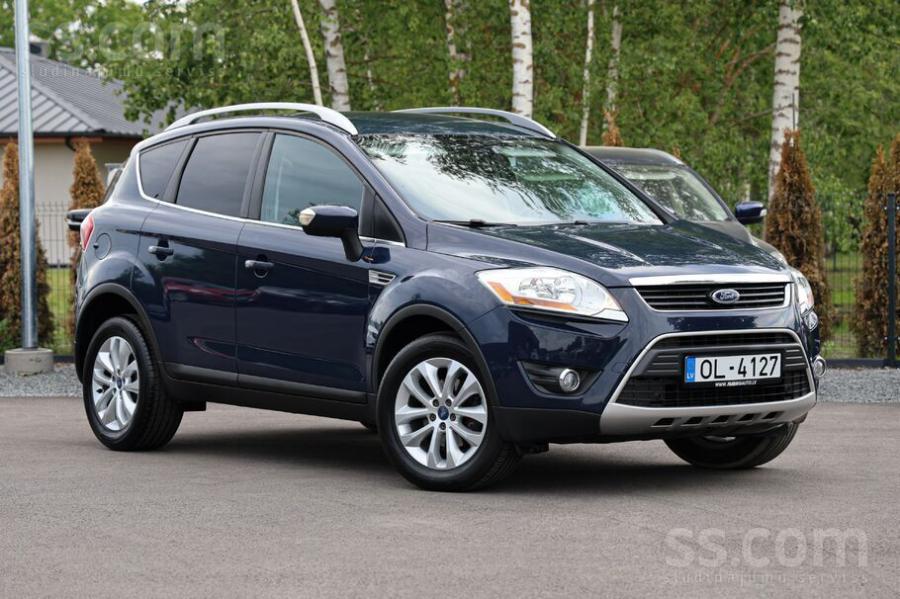 Blue Ford Kuga 2011 in Jelgava, with an engine capacity of 2.00 L and mileage of 0 thousand km for 6990 €, photo 4 on AUTOMOTO.COM.LV