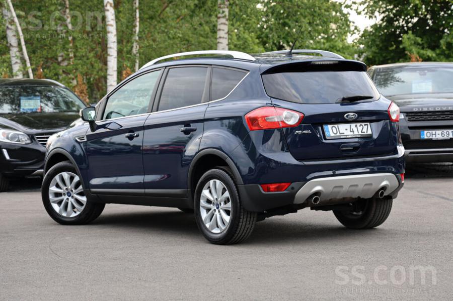 Blue Ford Kuga 2011 in Jelgava, with an engine capacity of 2.00 L and mileage of 0 thousand km for 6990 €, photo 7 on AUTOMOTO.COM.LV