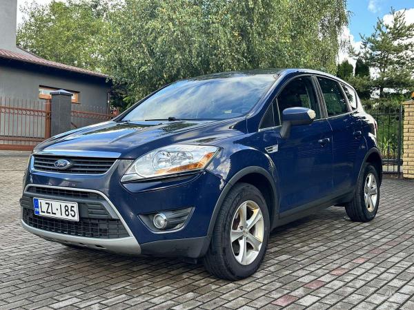 Ford Kuga 2011 in Klaipeda on AUTOMOTO.COM.LV Blue Ford Kuga 2011 in Klaipeda, with an engine capacity of 2.00 L and mileage of 298 thousand km for 5200 €, photo 1 on AUTOMOTO.COM.LV