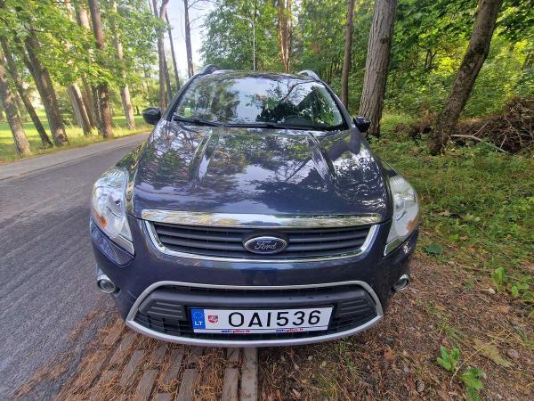 Blue Ford Kuga 2011 in Ukmerge, with an engine capacity of 2.00 L and mileage of 243 thousand km for 5750 €, photo 9 on AUTOMOTO.COM.LV