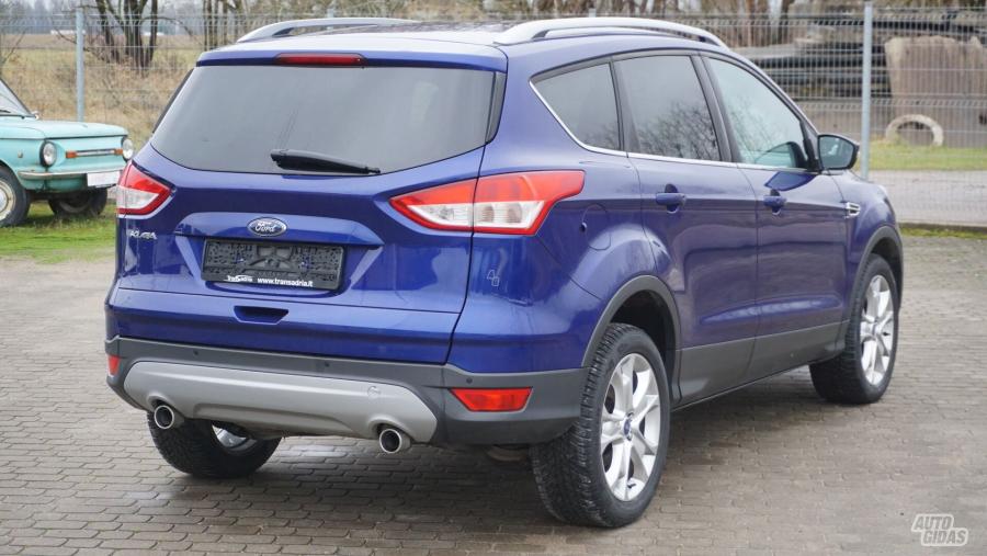 Zils Ford Kuga 2014 Kvietiniai, ar dzinēja tilpumu 2.00 L un nobraukumu 219 tūkst. km par 6300 €, foto 4 vietnē AUTOMOTO.COM.LV