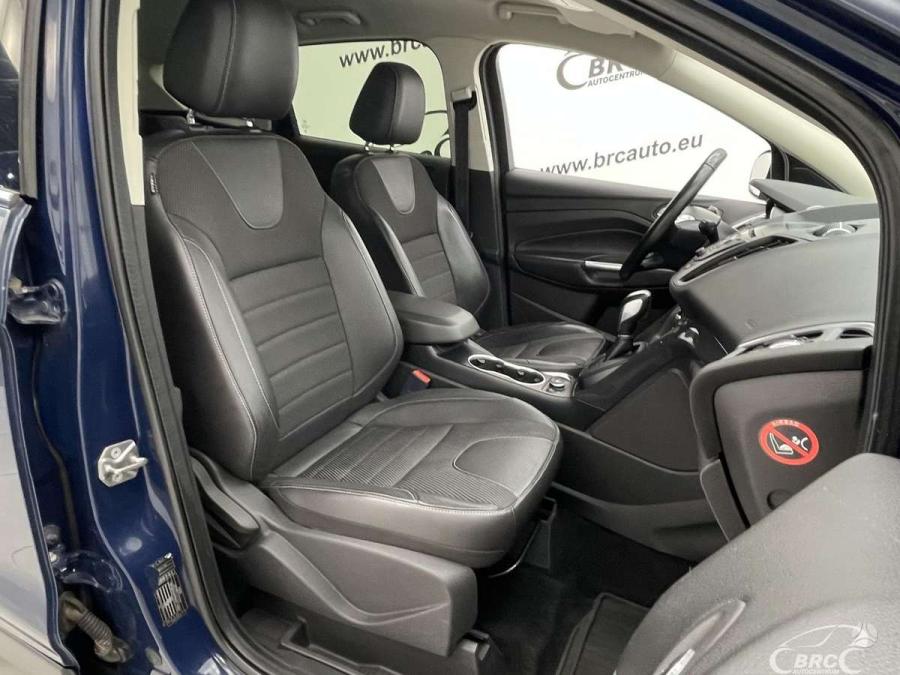 Blue Ford Kuga 2014 in Vilnius, with an engine capacity of 2.00 L and mileage of 181 thousand km for 5900 €, photo 8 on AUTOMOTO.COM.LV