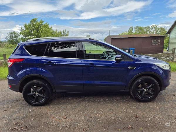 Blue Ford Kuga 2014 in Alytus, with an engine capacity of 2.00 L and mileage of 200 thousand km for 7250 €, photo 8 on AUTOMOTO.COM.LV