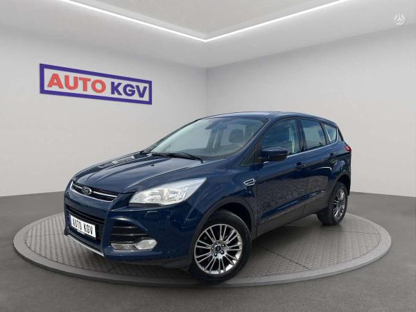 Blue Ford Kuga 2014 in Kaunas, with an engine capacity of 1.60 L and mileage of 245 thousand km for 7999 €, photo 1 on AUTOMOTO.COM.LV