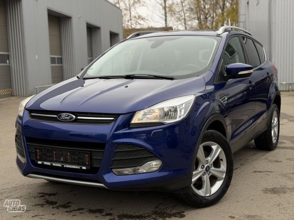 Blue Ford Kuga 2014 in Rokiskis, with an engine capacity of 1.60 L and mileage of 133 thousand km for 3850 €, photo 1 on AUTOMOTO.COM.LV