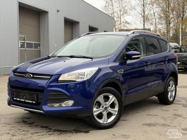 Blue Ford Kuga 2014 in Rokiskis, with an engine capacity of 1.60 L and mileage of 133 thousand km for 3850 €, photo 4 on AUTOMOTO.COM.LV