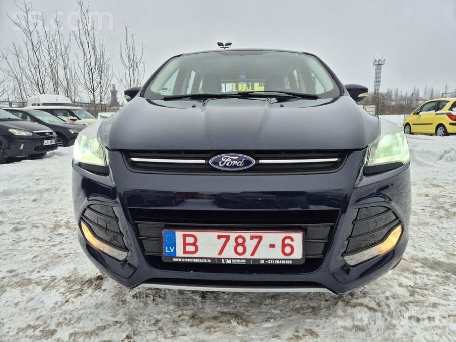 Zils Ford Kuga 2015 Liepāja, ar dzinēja tilpumu 1.50 L un nobraukumu 202 tūkst. km par 7700 €, foto 2 vietnē AUTOMOTO.COM.LV